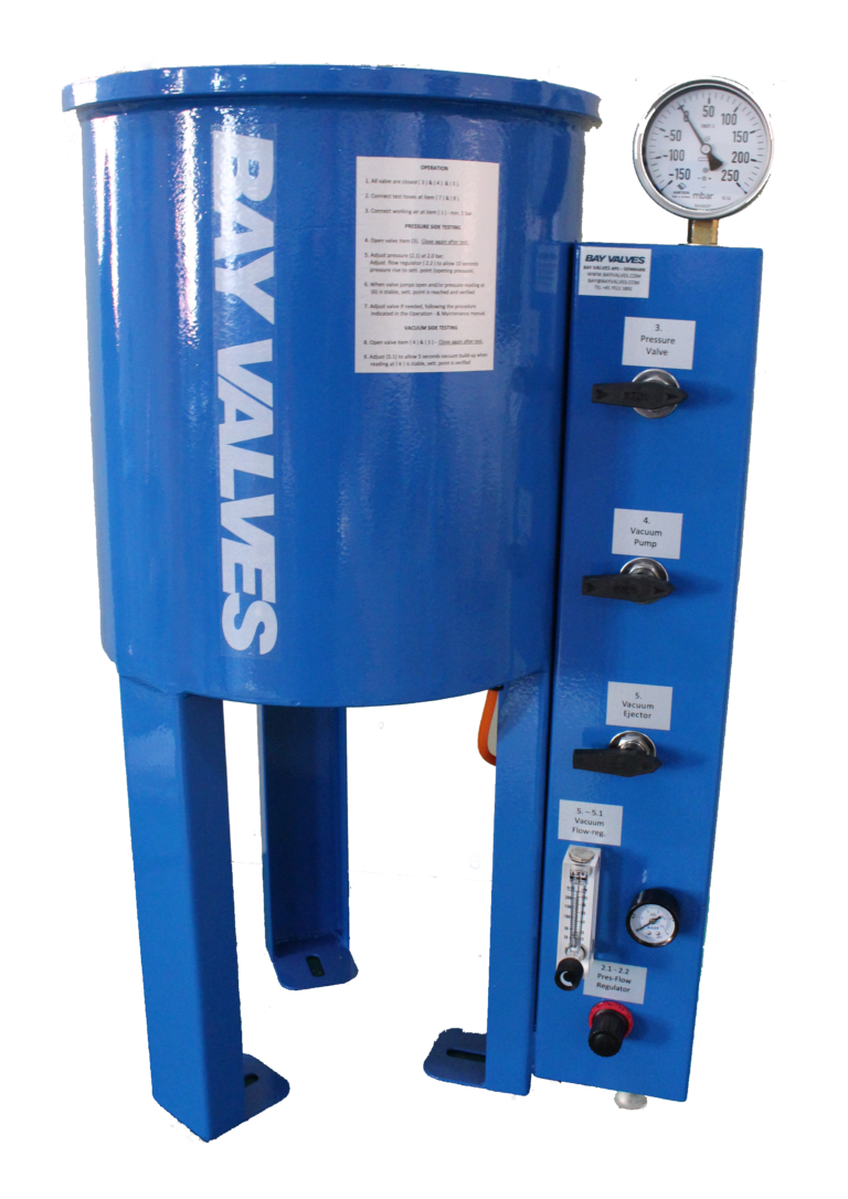 Test Equipment for P/V valves and High Velocity valves – Bayvalves