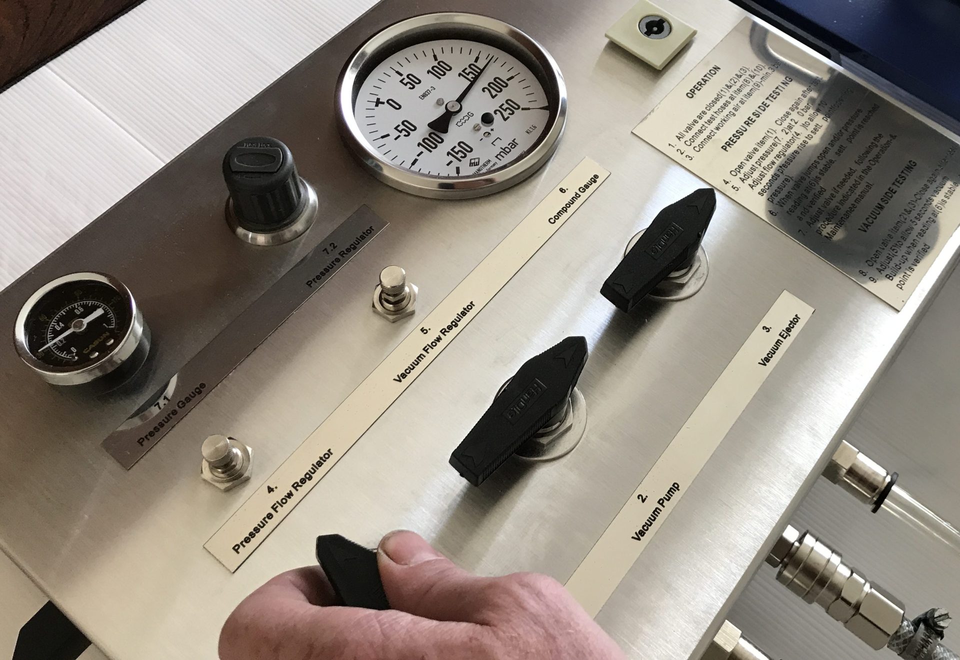 P/V Valves safety test kit